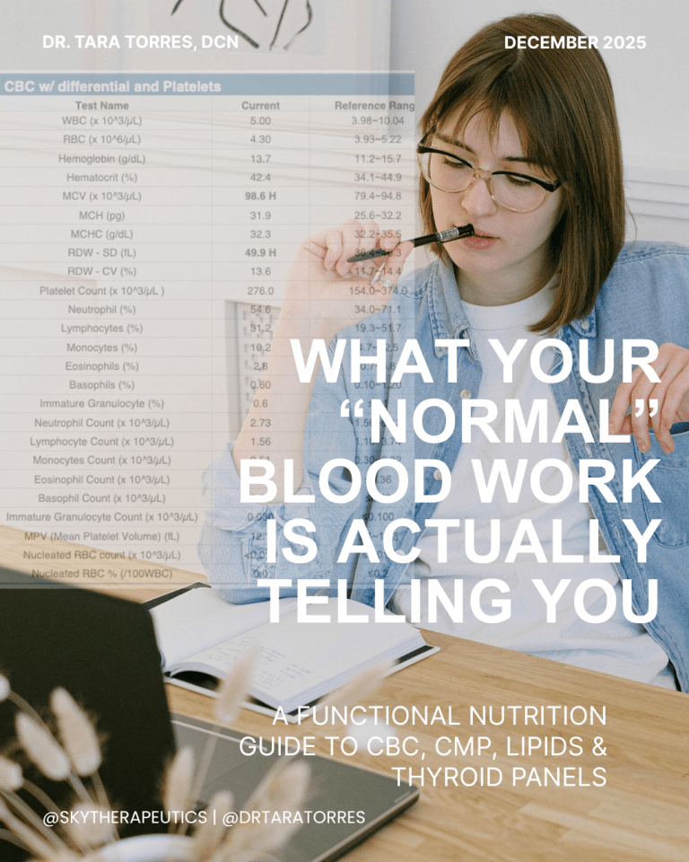 What Your “Normal” Blood Work Is Actually Telling You: A Functional ...